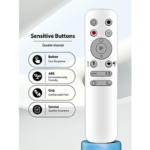 Universal Remote Control for Dyson Hot + Cool Fan Heater Tower,ABS Material Dyson Remote Control Replacement
