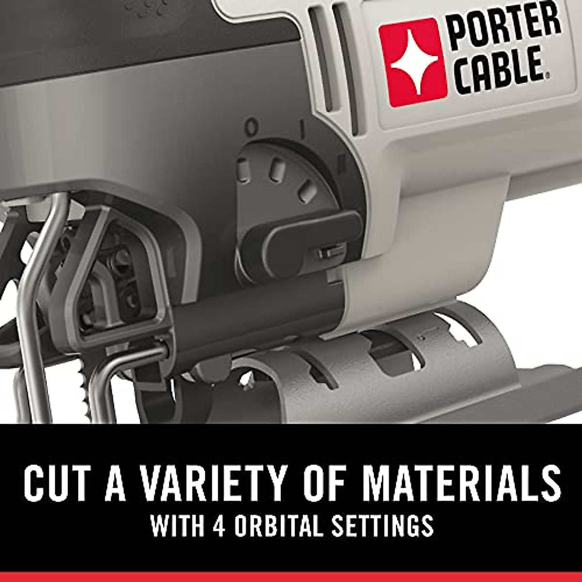 PORTER-CABLE Orbital Jig Saw, 6.0-Amp, Corded (PCE345)