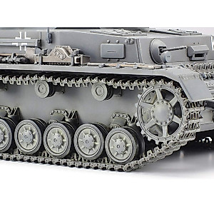 TAMIYA 35374-000 1:35 German Armoured Combat Truck IV Version F L24/75 mm, Model Kit, Plastic Construction Kit, Assembly Kit, Detailed Replica, Unpainted