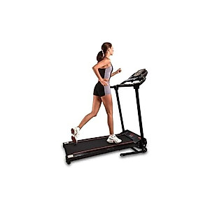 SereneLife Cinta de Correr, Plegable, de Andar, Caminadora, Electrica, Treadmill, Bluetooth, App, para Caminar, Correr, Gym, 12 programas, LCD, Color Negro