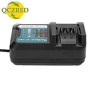 QCZRED 12V DC10WD Charger Compatible with Makita BL1040B BL1020B BL1021B BL1016 Bl1041B Battery Replace for Makita 10.8V-12V DC10WD DC10SB DC10WC DF031D