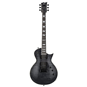 ESP LTD EC-1000FM Evertune Electric Guitar, See Thru Black
