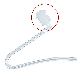 BVMAG 50 Pack Replacement Mushroom Earbud Ear Tips for Acoustic Tube Earpieces Compatible with Motorola Kenwood Baofeng Cobra Midland Icom Two Way Radio