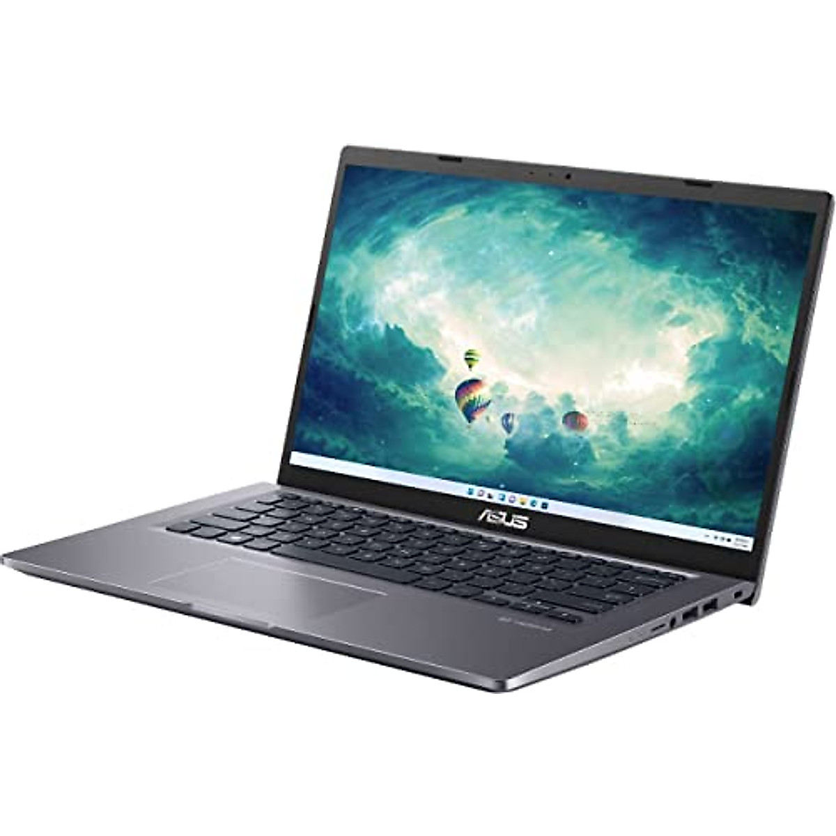 ASUS 2023 Newest Vivobook Laptop, 14 Inch Display, AMD Ryzen 3 3250U Processor, 12GB RAM, 256GB SSD, AMD Radeon Graphics, Bluetooth, Webcam, Windows 11 in S Mode, Bundle with JAWFOAL