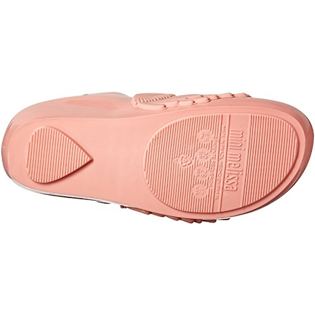 Mini Melissa Baby-Girl's Mini Ultragirl Theme Ballet Flat, Pink Candle, 6 Medium US Toddler