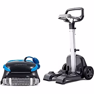 Dolphin Nautilus CC Plus Wi-Fi Automatic Robotic Pool Vacuum Cleaner, Always Cleaning, Never Charging, Ideal for In-Ground Pools up to 50 FT in Length