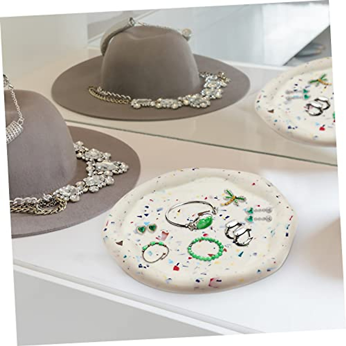 VILLCASE 2pcs Pallet Mold Oval Tray Crystal Decor Resin Molds Teacup Tray Mold Resin Tray Molds DIY Irregular Cloud Design Tray Mold Serving Tray Mold Novel Shaped Tray Mold Jewelry Coaster