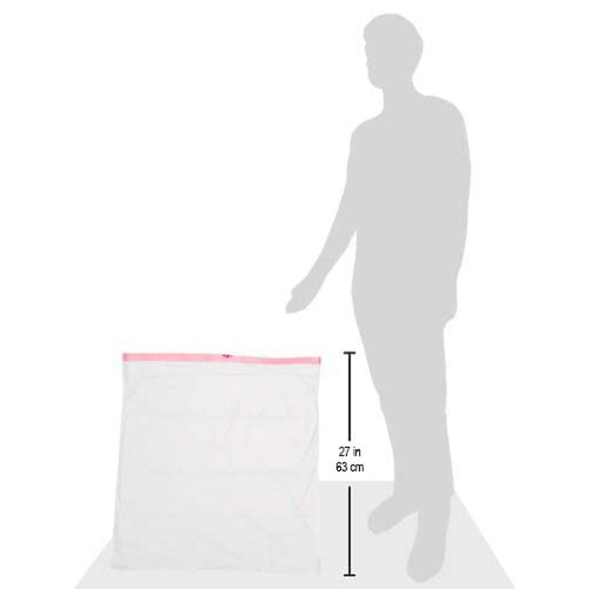 Amazon Basics 13-Gallon Tall Kitchen Trash Bag with Draw String, 0.9 mil, White, 300-Count