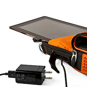 Orange Soft Travel Cross-Body Briefcase Bag Shoulder Carrying Case for MacBook Air 13-inch, Pro 13"