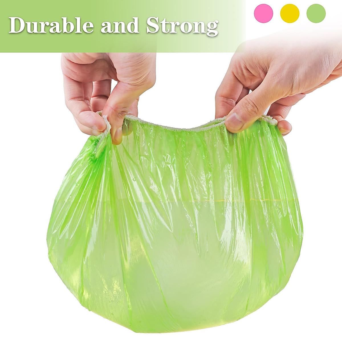 Plastic Bowl Covers Elastic Reusable - 60 PCS Fresh Keeping Bags, 3 Size Food Covers Stretch, Shower Cap Bowl Storage Covers（6/8/10inch）