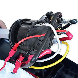 Ruiqas Trolling Motor Switch, 12V 24V Electric Fishing Trolling Motor 5 Speed Switch for Fishing Outboard Electric Trolling Motor Accessories