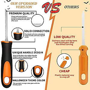 365park Pumpkin Carving Kit,11PCS Carvable Pumpkin Carving Tools for Halloween Decorations,Heavy Duty Stainless Steel Pumpkin Carving Tools Set Gift for Halloween
