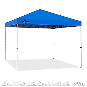 YOLI Taos EasyLift 100 10’x10’ Instant Pop-Up Canopy Tent with Carry Bag, Blue