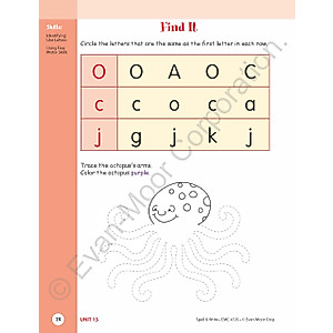 Skill Sharpeners Spell & Write, Pre-K