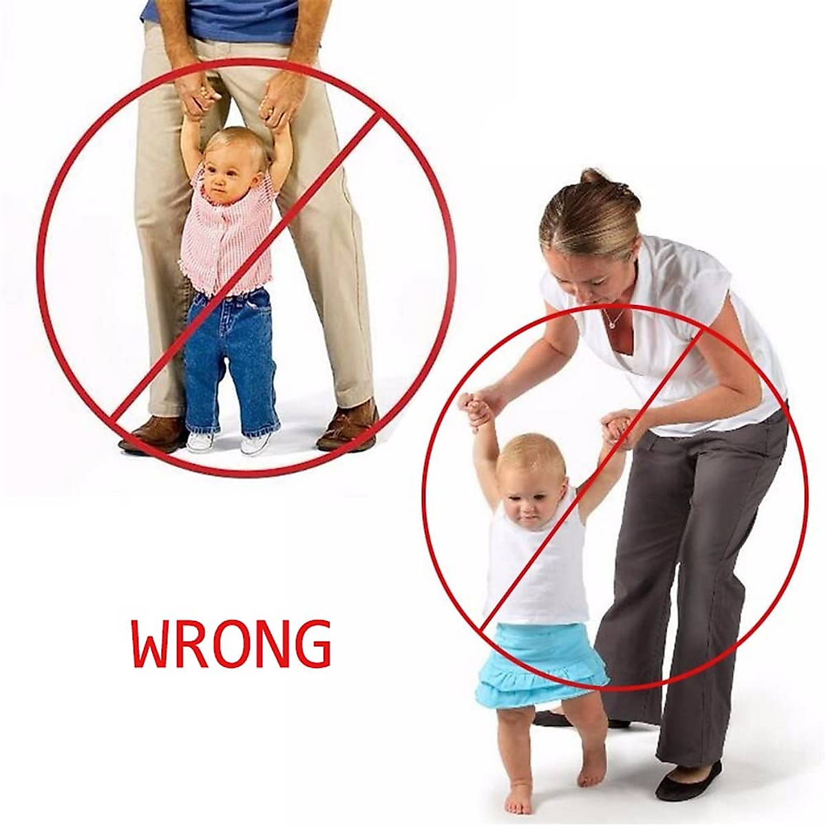 Baby Walking Harness Learn to Walk, Adjustable Kids Walker Helper, Toddler Infant Walker Harness Assistant Belt, Help Baby Walk, Child Walking Assistant Bearing Capacity 0-28 KG (Blue, One Size)