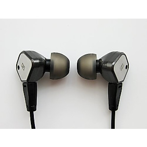 8 Medium (M) Ergonomical Comfort Replacement Set Earbuds Eartips Compatible with Sennheiser IE Series, CX Series, CXC Series, CXL Series, OCX Series, and MM Series In Ear Earphone Headsets