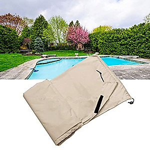 KIWOP Blanket Cover for Pool, Waterproof Protector Cover for Garden Outdoor Paddling Family Pools Protector(S：490 * 96cm)
