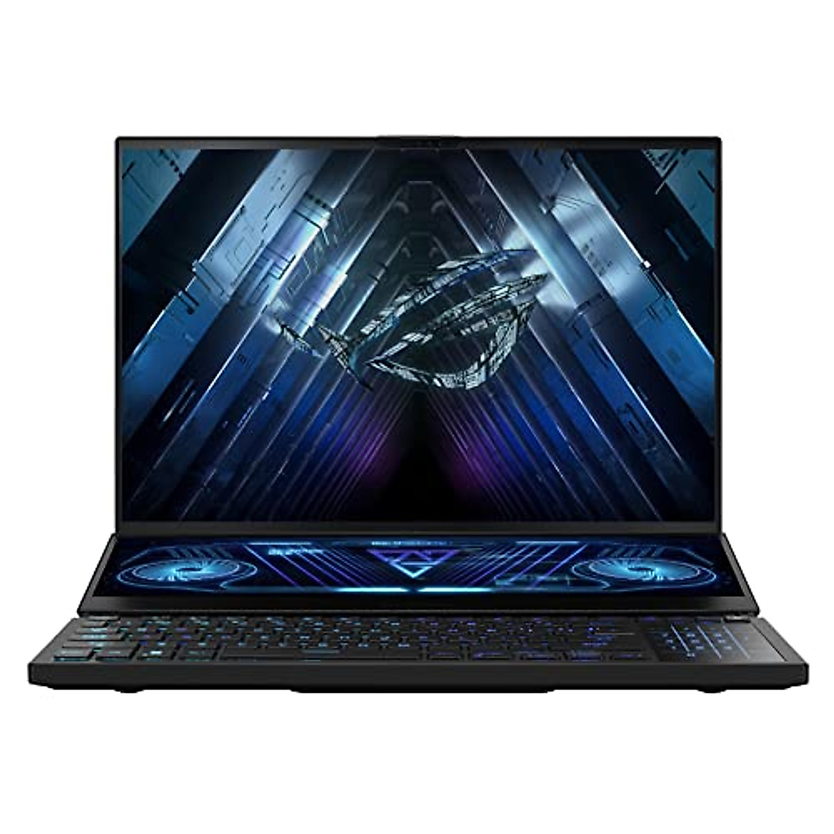 ASUS ROG Zephyrus Duo 16 GX650 GX 16.0" 240Hz WQXGA Gaming Laptop (AMD Ryzen 9 7945HX 16-Core, 64GB DDR5, 2x8TB PCIe SSD RAID 0, GeForce RTX 4080 12GB, Per Key RGB KYB, Win11P) w/Dockztorm Dock