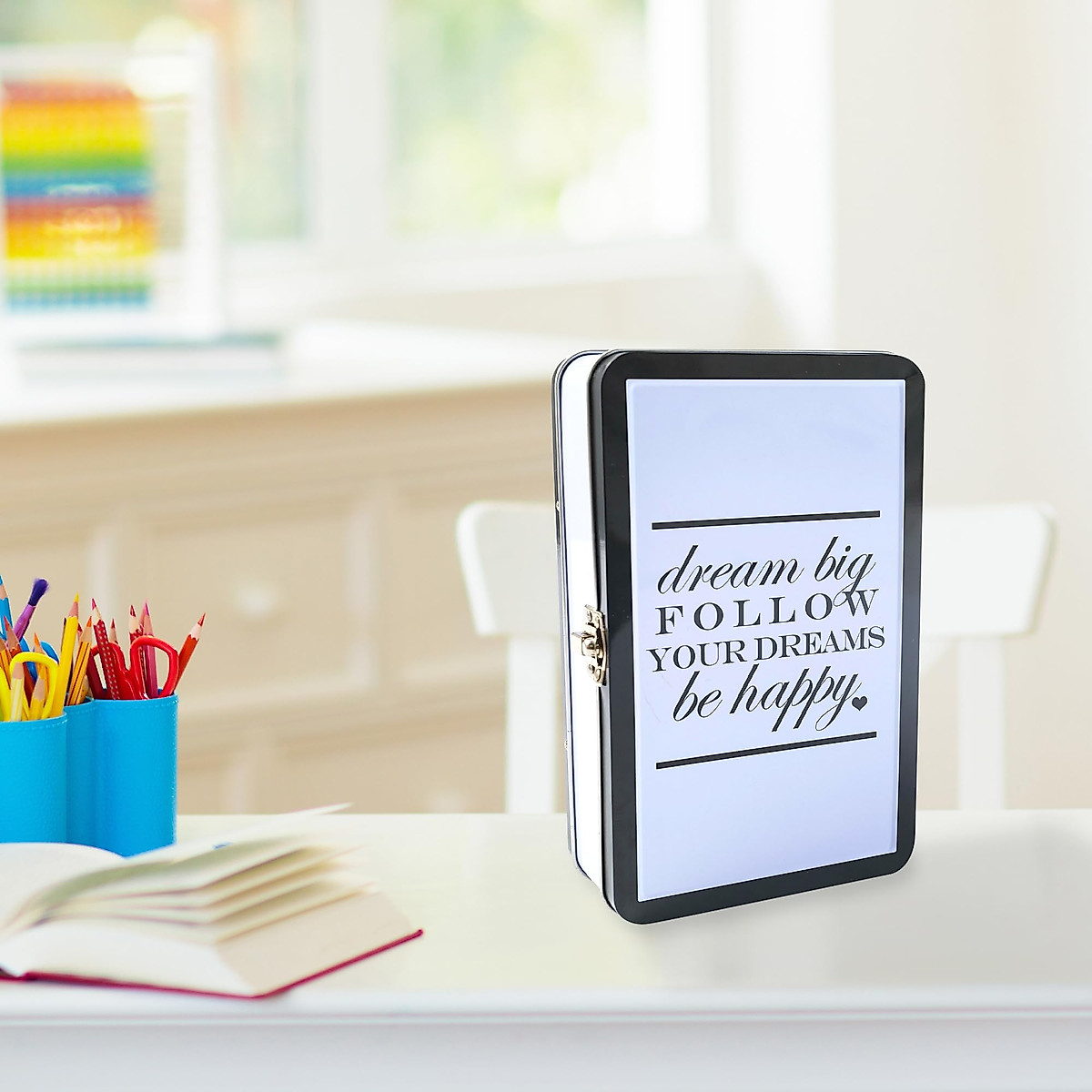 DAHO Metal Pencil Box, Follow Your Heart