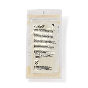 Medline SensiCare Surgical Gloves with Aloe Vera, Powder-Free, Sterile, Size 7, White (Pack of 100)