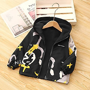 Boys Girls Winter Outwear Coats, Kids Warm Outfits Padded Down Jacket Windproof Snowsuit Clothing Quilted Puffer Coat