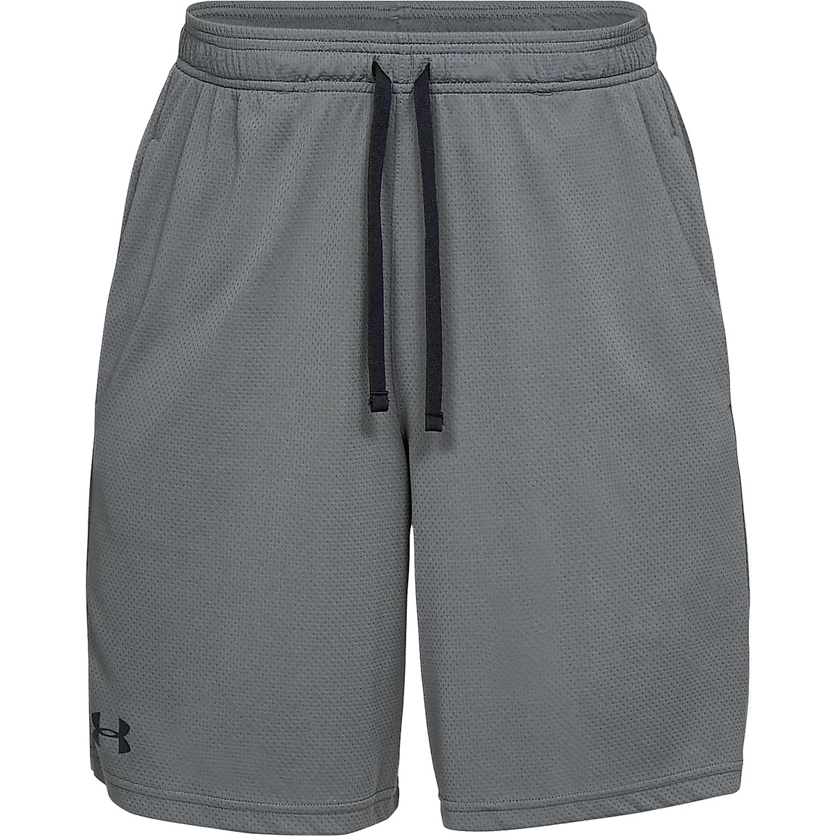 Under Armour Men's Tech Mesh Shorts , Pitch Gray (012)/Black, Large