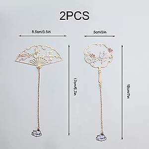 Ctpeng Book Mark,Book Marker Clip for Women, Book Mark Sets for Teachers（2 Pces,Cats）