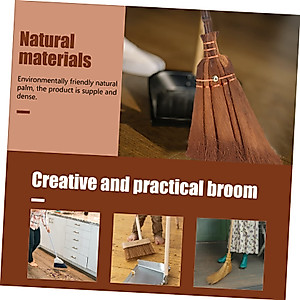 GRIRIW 1pc 's Broom Cleaning for Household Use Mini Couch Wedding Favors Nigerian Palm Broom Vintage Broom Kids Cleaning Tool Small Broom Tool Home Use Mini Broom Small