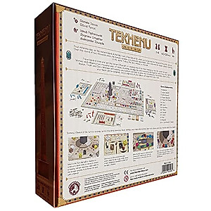 Board and Dice Tekhenu: Obelisk of The Sun - Strategy Ancient Board Game, Ages 14+, 1-4 Players, 60-120 Mins, Multicoloured