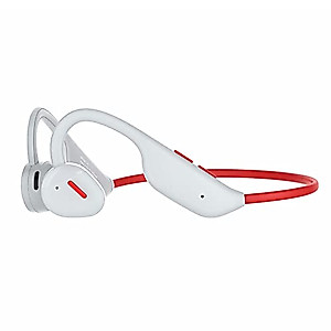 RockShine Open-Ear air Conduction Headphones, Wireless air Conduction Sports Headphones, Bluetooth 5.3 Lightweight sweatproof Sports Headphones, Suitable for Running, Cycling, (White)