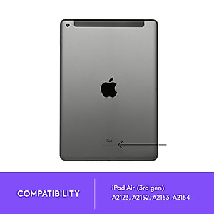 Logitech iPad Air (3rd generation) Keyboard Case | Slim Folio with integrated wireless keyboard (Graphite)