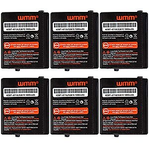 1000mAh Rechargeable Batteries for Motorola 53615 KEBT-071A KEBT-071-B KEBT-071-C KEBT-071-D Talkabout 5950 T4800 T4900 T5000 T5800 T9500R 3.6V Two-Way Radio Batteries(6 Pack)