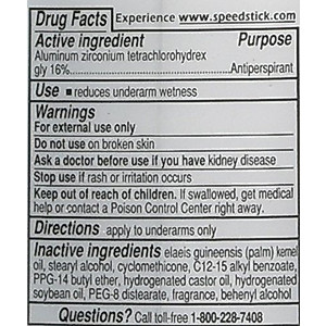 Mennen Speed Stick Antiperspirant and Deodorant Irish Spring Original, 2.7 Ounce (Pack of 4)