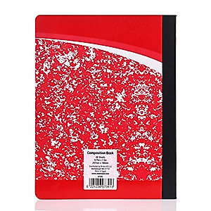 Mintra Office Primary Composition Books (4 Pack, Primary Ruled - Assorted)