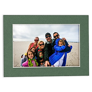4x6 Mat for 5x7 Frame - Precut Mat Board Acid-Free Show Kit with Backing Board, and Clear Bags Hunter Green 4x6 Photo Matte Made to Fit a 5x7 Picture Frame Matboard for Framing, Pack of 100 Mats