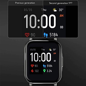 HAYLOU LS02 Smart Watch 2 1.4inch LCD Screen BT 5.0 12 Sports Modes IP68 Waterproof 20 Days Standby Wristwatch Heart Rate Fitness Bracelet