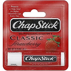 Chapstk Strawberry Size .15z Chapstick Strawberry .15oz Pack of 2