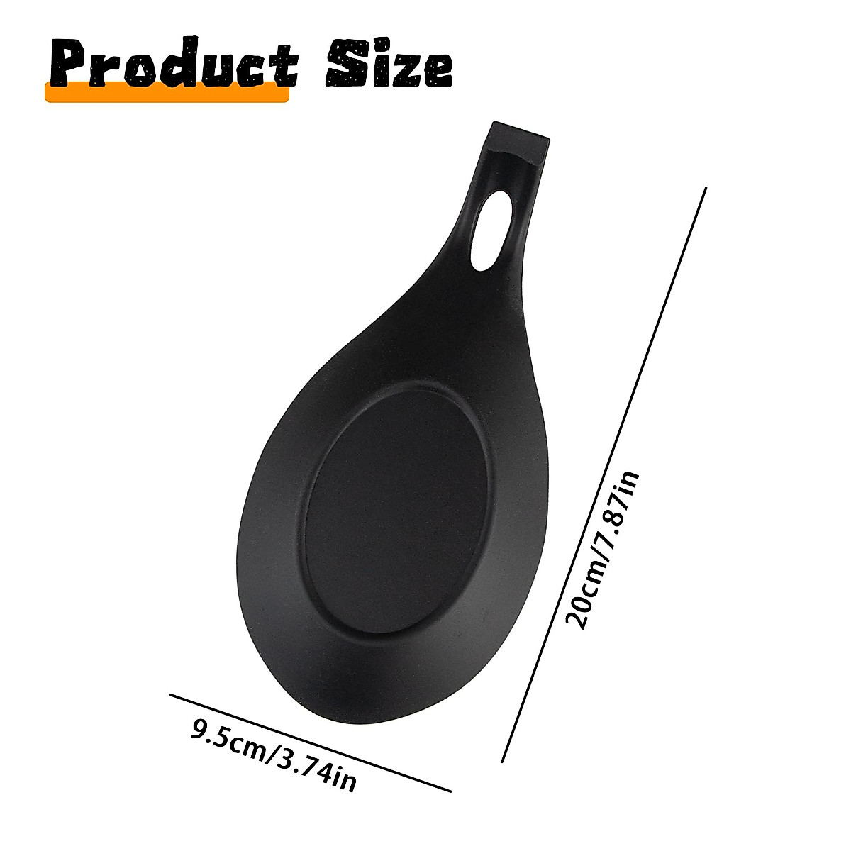 3 Pack Small Silicone Spoon Holder, Silicone Spoon Rest for Stove Top, Heat Resistant Cooking Spoon Holder for Kitchen Counter, Coffee Spoon Rest