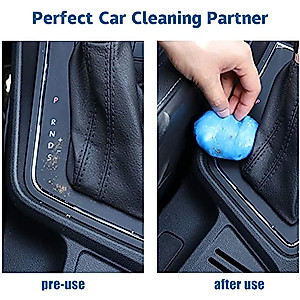 JUSTTOP Universal Cleaning Gel for Car, Detailing Putty Gel Detail Tools Car Interior Cleaner Laptop Cleaner(Blue)