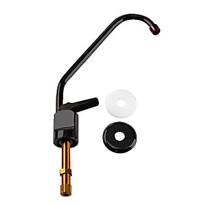 Westbrass A2031-NL-62 8" Touch-Flo Style Pure Cold Water Dispenser Faucet, 1-Pack, Matte Black