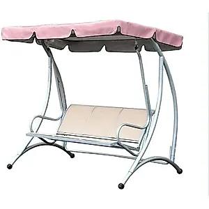 BTURYT 210DSwing Sun Shade Cover Replacement Canopy Seat Chair Sunshade Waterproof Cloth Swing Garden Rocking 2or3 Seats Outdoor Seat Hammock Bench（Only Cover）