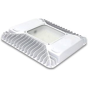 Plan Hoot 150 Watt cETL DLC LED Canopy Light Carport Driveway Gas Station Ceiling Light - Full Aluminum Die-Case, 125Lm/W Meanwell Driver 5700K Cool White 100-277V