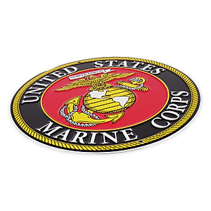 United States Marine Corps Decorative Wall Plate for Home, Office, or Man Cave. Very sturdy. 2 holes for easy hanging anywhere. Great gift for your fellow Marine. Officially Licensed product.