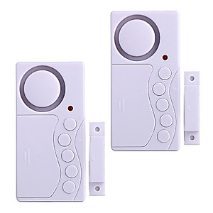 JOJOCY Freezer Door Alarm When Left Open,Fridge Door Alarm with Delay Upgrade 3/15/30/60 Seconds Security, Adjustable Delay Wireless Fridge Alarm Door Open Chime Refrigerator Wireless Alert (2)