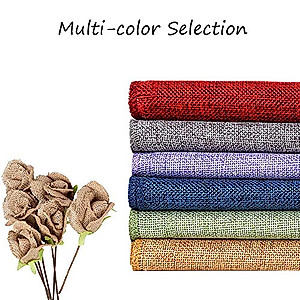 B-COOL 𝗕𝘂𝗿𝗹𝗮𝗽 𝗧𝗮𝗯𝗹𝗲 𝗥𝘂𝗻𝗻𝗲𝗿 2 Pieces 13x108 Inch Dining Table Runner Dresser Cover for Farmhouse Jute Table Runner Fabric Wedding Party Fall Decorations Khaki