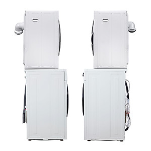 Equator ECONOMY STACKABLE 13 lbs Washer + Compact Vented Sensor Dryer 3.5cf 110V