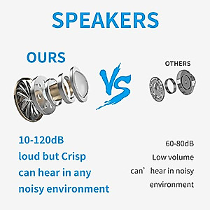 Bluetooth Beanie Hat with Headphones, Wireless Winter Hat Built-in Microphone and Stereo Speakers (Black)