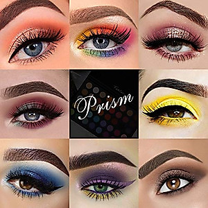 Highly Pigmented Eye Makeup Palette, Matte Shimmer Metallic Eyeshadow Pallet Long Lasting Blendable Natural Colors Make Up Eye Shadows Cosmetics Gift Kit