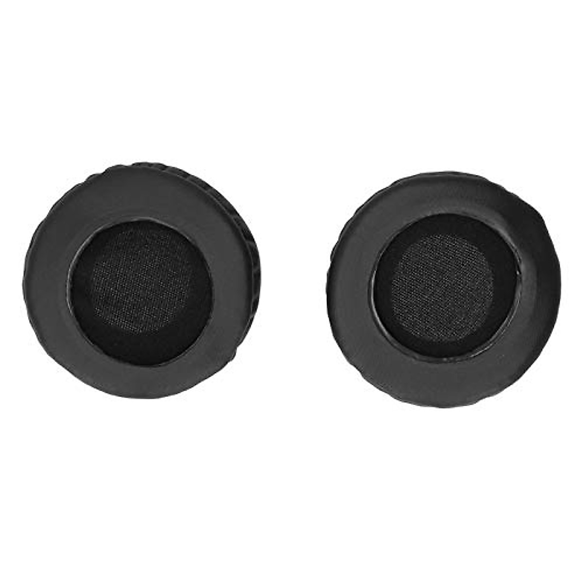 Shanrya 65mm Ear Pad, Easy to Install Headphone Earpad Comfortable Replacement Artificial Leather for Headphone Headset(Black)