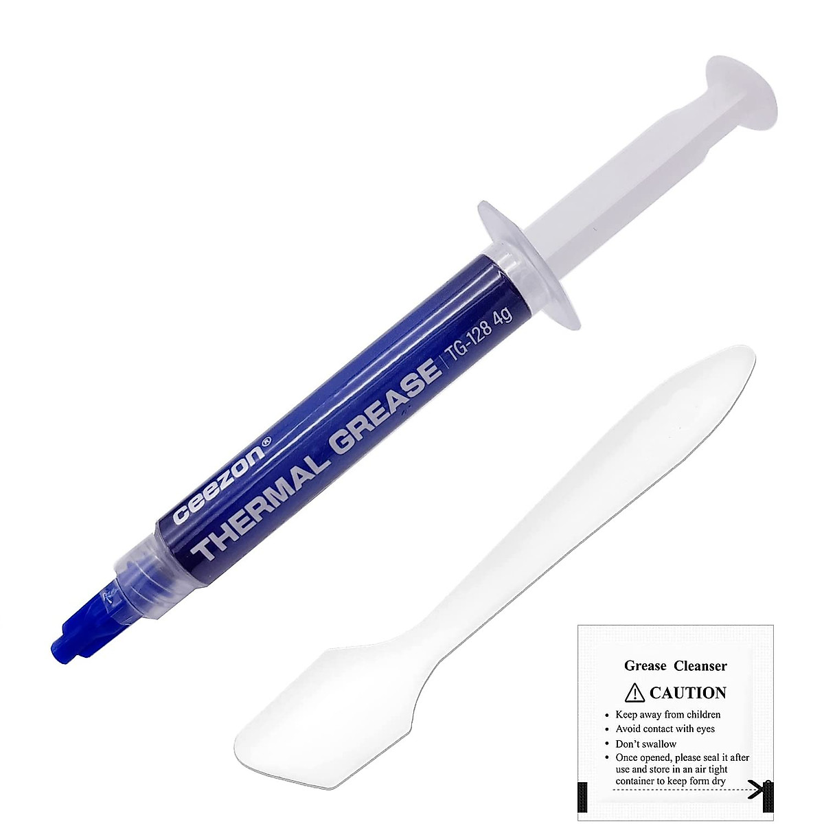 Ceezon Premium Performance Thermal Paste 4 Grams for All Processors CPU, GPU - PC, PS4, Xbox, high Thermal Conductivity, Safe Application, CPU Thermal Compound Tube for Heatsink for All Coolers